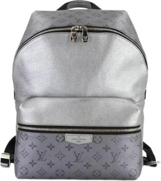 Louis Vuitton unisex, Pre-owned, Gris, Taille: ONE Size Sac &agrave; dos en toile Pre-owned