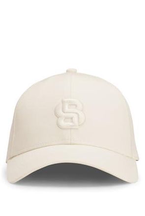 BOSS Hommes Zed-B-Icon Casquette en Twill de Coton avec Monogramme Double B brod&eacute;