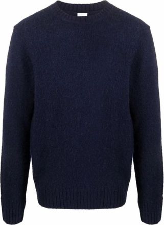 Aspesi Homme, Pulls, Bleu, Taille: 2XL Pull en Tricot Ras du Cou