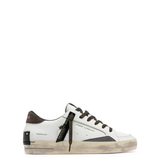 Crime London Sk8 Deluxe Oak Smoke - - Shoes - Herren - Wei&szlig; - 40 EU
