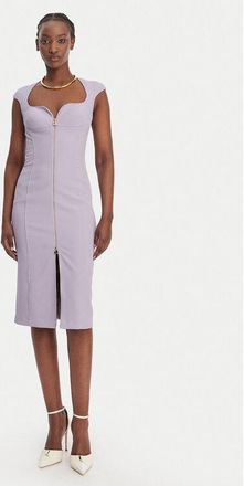 Elisabetta Franchi Coctailkleid AB-900-61E2-V430 Violett Regular Fit