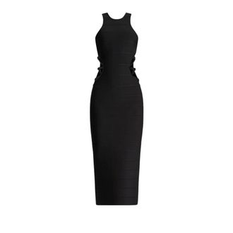 H&eacute;rve L&eacute;ger Midi-Tageskleid - - Dresses - Damen - Schwarzk - XS