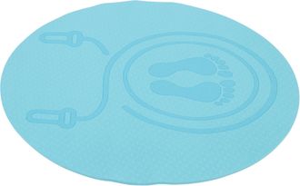 Milisten Rutschfeste Sto&szlig;feste Tpe Trainingsmatte 60cm Gr&uuml;n Indoor Springseilunterlage F&uuml;r Kinder Und Fitness Elastische Sportmatte F&uuml;r Gymnastik Und Seilsprin