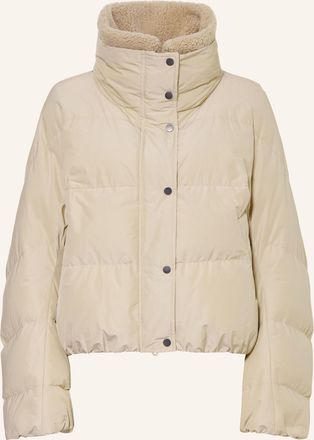 Brunello Cucinelli Brunello Cucinelli Daunenjacke Mit Abnehmbarem Kragen braun
