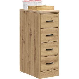vidaXL Armoire de rangement de garage ch&ecirc;ne artisanal bois de pin vidaXL