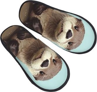 Generic Slippers Loutre Mignonne Unisexe Pantoufles L&eacute;gers Chaussons Maison Pour Automne Voyage Invit&eacute; L