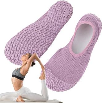 Generico Chaussures Barefoot pour femme - Chaussures de sport en intérieur pour femme - Chaussures de sport confortables semelle douce antidérapante basse pour