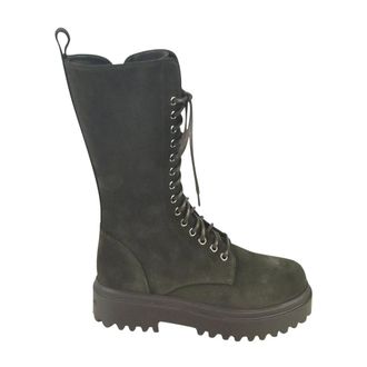 Le Silla Schn&uuml;rstiefel - - Shoes - Damen - Gr&uuml;n - 36 1/2 EU