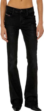 Diesel Ebbey 1969 Bootcut-Jeans, f&uuml;r Damen, Schwarz, Schwarz, 30W x 32L