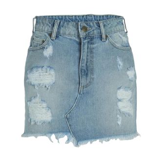 SER.O.YA Ser.o.ya - Denim Mini Skirt Alli - Femme - Jupes - Bleu - Taille: W24