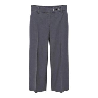 2-Biz MAY Pantalon Large - Femme - Pantalons - Gris - Taille: 40 FR