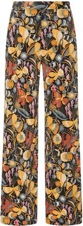 Rosetta Getty Schmale Samthose mit geradem Bein - Schwarz