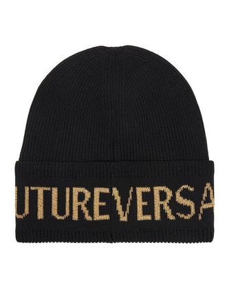 Versace Jeans Couture M&uuml;tze Big Beanie 79YAZK40 Schwarz