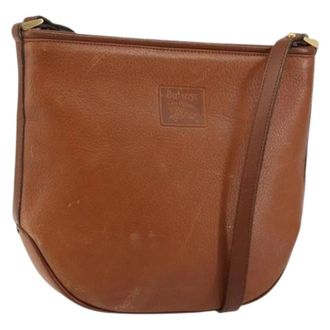 Burberry Sac bandouli&egrave;re en cuir Pre-owned - Femme - Pre-owned - Brun - Taille: ONE Size