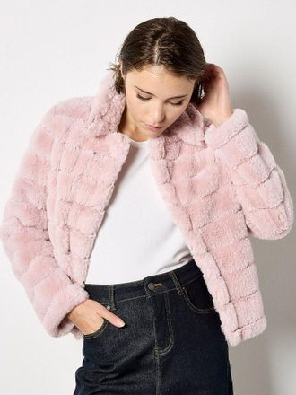 Apricot Fellimitatjacke