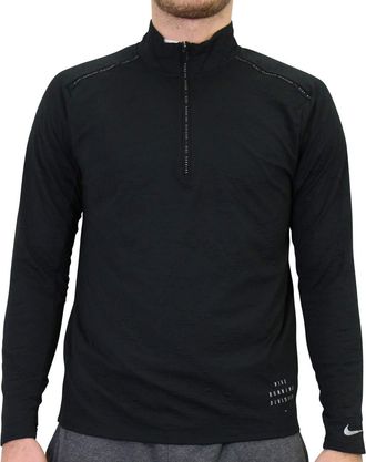 Nike Nike Rn Dvn Df Element Top Hz Sweatshirt Black/Black/Reflective Silv XXL