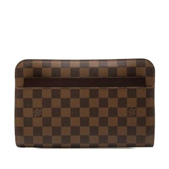 Louis Vuitton Sac pochette Saint Louis Pre-owned - Femme - Pre-owned - Brun - Taille: ONE Size