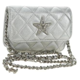 Chanel Sac bandouli&egrave;re mini vintage doccasion - Femme - Pre-owned - Gris - Taille: ONE Size