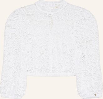 Alpenherz Alpenherz Dirndlbluse Zoe Aus Spitze weiss
