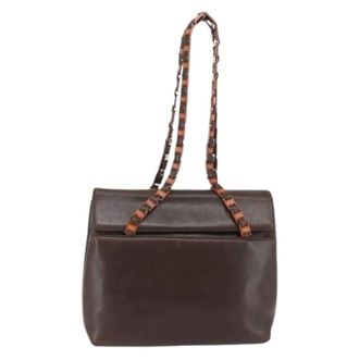 Ferragamo Sac bandouli&egrave;re doccasion - Femme - Pre-owned - Brun - Taille: ONE Size