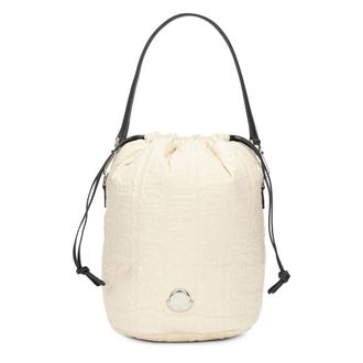 Moncler Femme, Sacs, Beige, Taille: ONE Size Sac seau matelass&eacute;