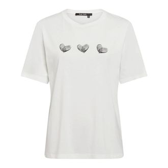 Marc Aurel Femme, Tops, Blanc, Taille: 40 FR T-shirt imprim&eacute;