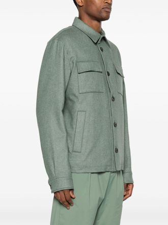Herno Womens Button-Up Brushed Shirt Jacket Aw24 M