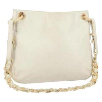 Prada Pre-owned Vintage Leder-Umh&auml;ngetasche - - Pre-owned - Damen - Wei&szlig; - ONE SIZE