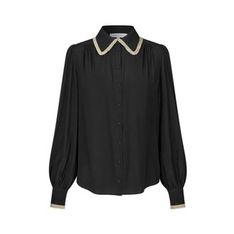 Kudibal Copenhagen Umadea Stretch-Seidenbluse - - Blouses & Shirts - Damen - Schwarzk - XS