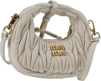 Miu Miu Pre-owned Cuir sacs-main - Femme - Pre-owned - Blanc - Taille: ONE Size