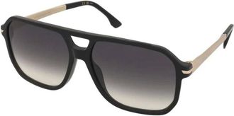 Victoria Beckham Lunettes de soleil oversize &agrave; monture compl&egrave;te - unisex - Accessoires - Noir - Taille: 59 MM