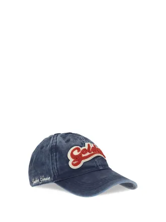 Golden Goose Womens Journey Baseball Cap Dress Blues Cotton Hats E Hairbands