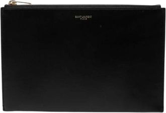 Saint Laurent Sac pochette Pre-owned - Femme - Pre-owned - Noir - Taille: ONE Size