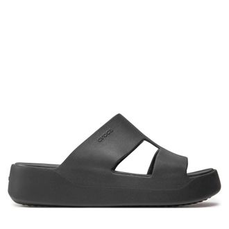Crocs Pantoletten Crocs Getaway Platform H-Strap 209409 Schwarz