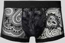 HOM Slim Fit Trunks in semitransparentem Design Modell Rhapsody