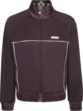 Casablanca Homme, Sweatshirts et sweats à capuche, Rouge, Taille: M Tricot Track Jacket