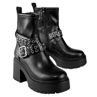 Buffalo Damen Schuhe Stiefeletten Mila Rock Boot, Farbe:Schwarz, Schuhgr&ouml;&szlig;e:EUR 38, Artikel:-Black
