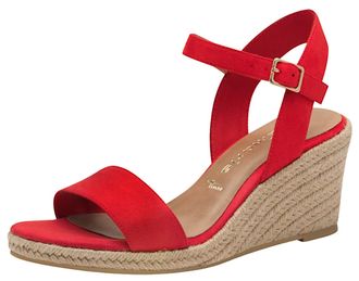 Tamaris Sandalette Damen Vegan rot,EU 38