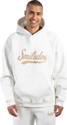 Smilodox Hoodie Herren Lorik, Kapuzenpullover mit gro&szlig;em Frontprint auf der Brust, weichem und flauschigem Stoff, K&auml;ngurutasche Pulli, sportliches Sweatshirt f