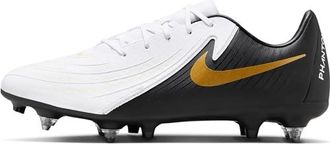Nike Nike Homme Phantom Gx II Acad SG-Pro AC Chaussures de Football, Pièce en Or Blanc et Noir MTLC, 45.5 EU