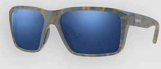 Smith Backcast Matte Flint / Tarmac Tortoise Sonnenbrille cp glass pol dark blue mr