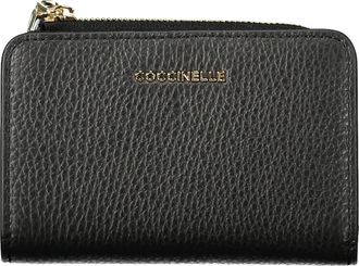Coccinelle Femme, Accessoires, Noir, Taille: ONE Size Metallic Soft Wallet