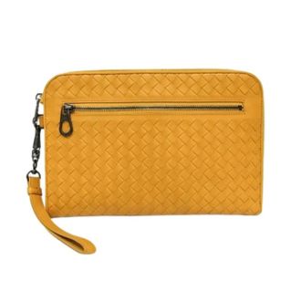Bottega Veneta Pre-owned Intrecciato Clutch - - Pre-owned - Damen - Gelb - ONE SIZE