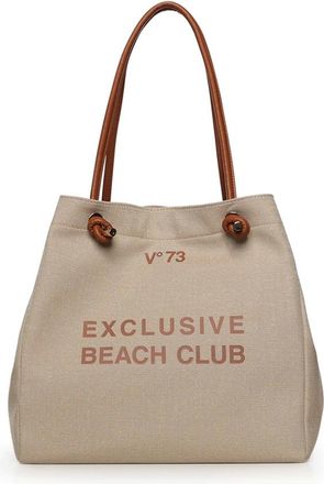 V&deg; 73 Femme, Sacs, Beige, Taille: ONE Size Sac fourre-tout