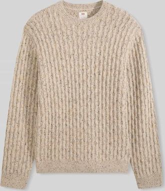 Levi's Pullover mit strukturiertem Zopfmuster