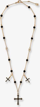 Dolce & Gabbana Brass rosary with cross charms - DOLCE & GABBANA - gender_Woman
