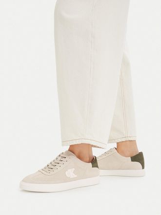 Calvin Klein Sneakers Calvin Klein Low Pro Cups Wt Suede Mg HW0HW03144 Beige