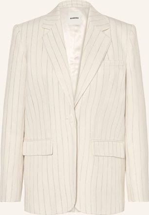 Sandro Sandro Blazer Mit Glitzergarn weiss