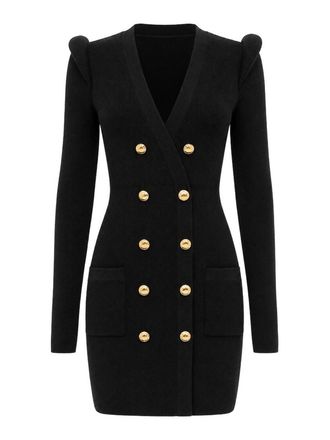 Elisabetta Franchi Kurzes Kleid - Schwarz