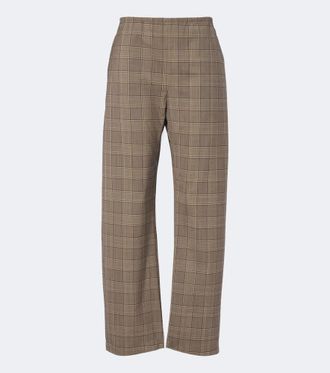 Leset Pantalon ample Mia &agrave; carreaux